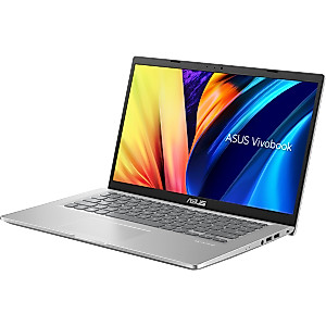 ASUS VivoBook Laptop, 14” HD Display, 11th Gen Intel Core i3-1115G4 Processor, 12GB RAM, 512GB SSD, Wi-Fi, Bluetooth, Webcam, HDMI, Windows 11 Home, Silver