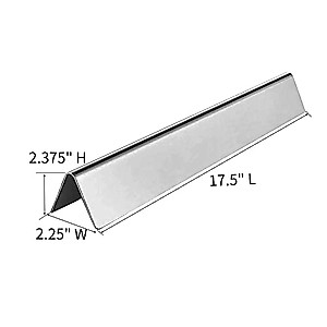 Grill Parts for Weber Genesis 300, 17.5 inch flavorizer Bar & Heat Deflector Plate Replacement for Weber Genesis E310 E320 E330 EP310 EP320 EP330, Grill Replacement Parts for Weber 7620 7622