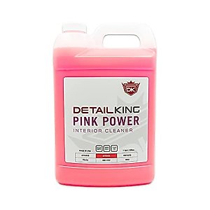 Detail King Pink Power Automotive Interior Cleaner - Gallon - Perfect for Vinyl, Plastic & Leather Surfaces