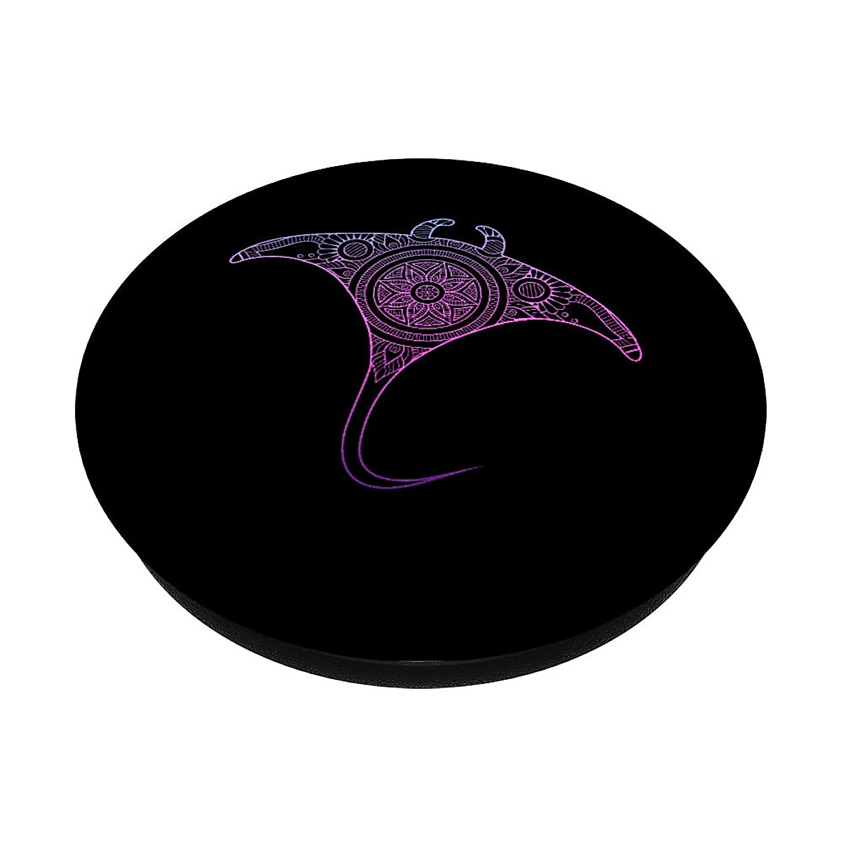Scuba Diving Freediving Manta Ray Spirit Shark Ocean design PopSockets Swappable PopGrip
