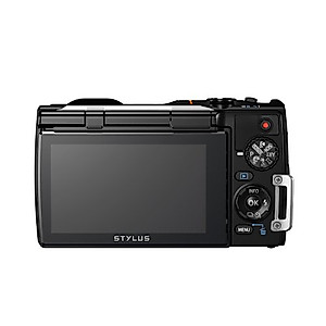 Olympus Stylus TG-850 IHS 16 MP Digital Camera (Black/Silver)