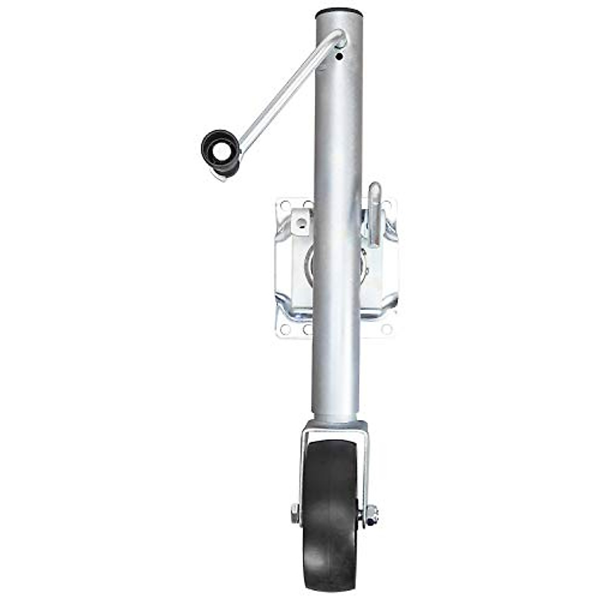 ROAD DAWG Boat Trailer Jack with Single Wheel 6 Inch,1000 Lbs Capacity Swing-Back Bolt-On Heavy Duty Swivel Tongue Trailer Jack,ATR39001MB