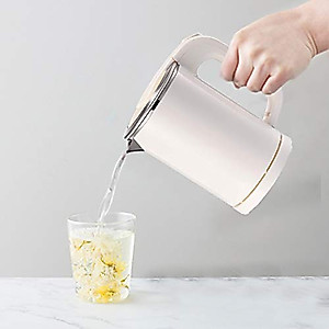 EAMATE 0.5L Portable Travel Electric Kettle Suitable For Traveling Cooking, Boiling (White)