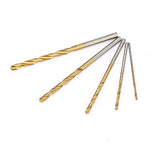 100pcs HSS Drill Bit, Coated Drill Bit, White Drill Bit Set High Speed Steel