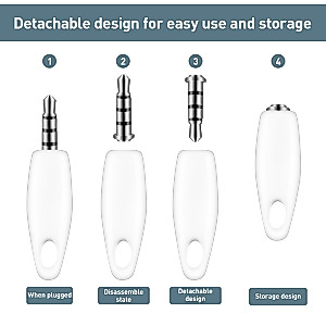 Hemobllo 3Pcs Microphone Blocker Metal Blocks Audio Hacking for Computers, Tablets and Smart Phones Compatible with AmazonBasics