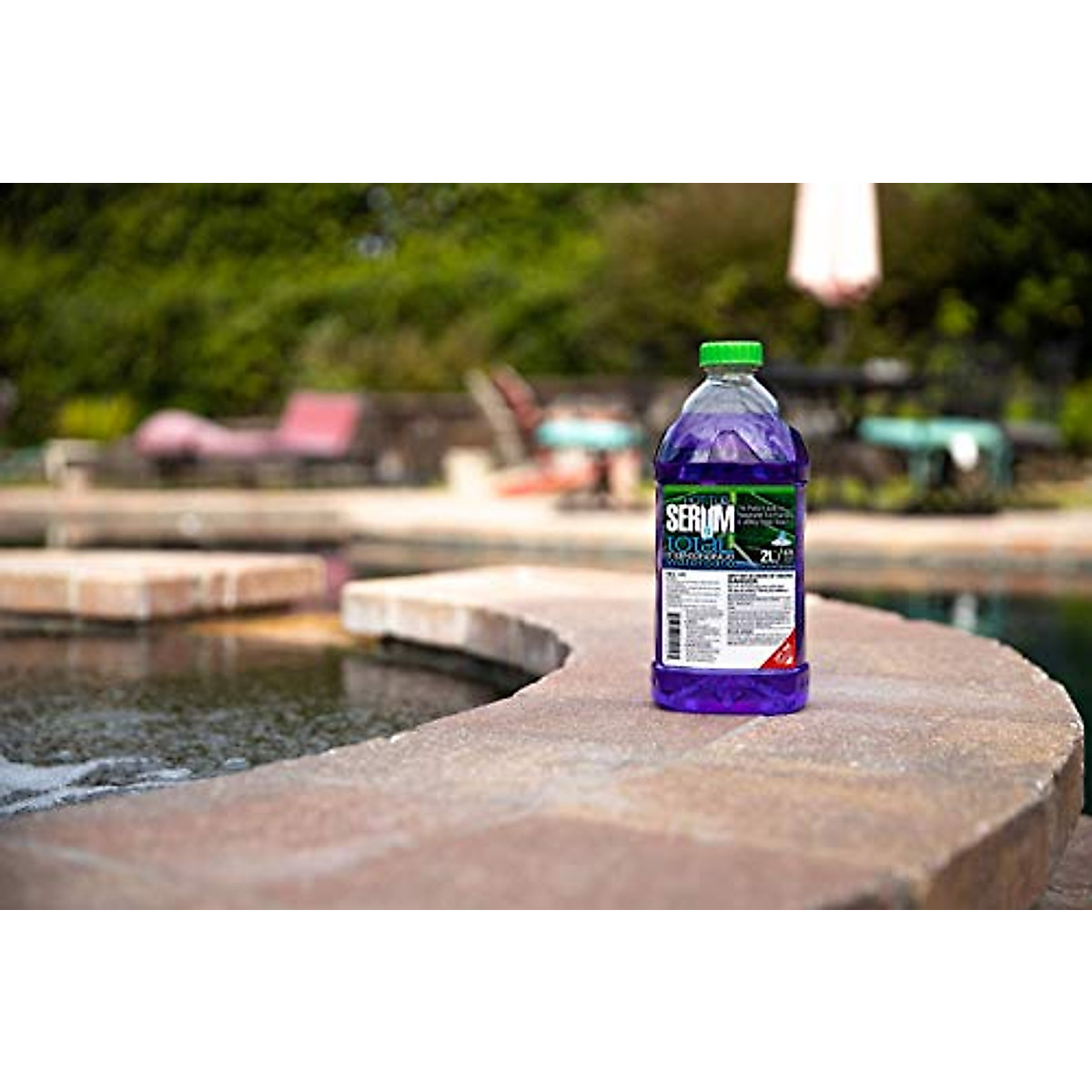 Hot Tub Serum - an EPA Registered Weekly Maintenance Bio-Cleaner/Clarifier/Conditioner/Softener All-in-One 2 Liter (24 Weekly doses)