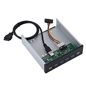 Shipenophy Data Transmission Sturdy Long-Term Use Multi-Functional Front Panel Plug and Play Computer
