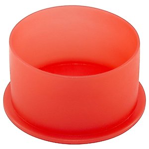 Caplugs QPN20Q1 Plastic Push-On NPT Cap to Cap Thread Size 1-1/4" PN-20, PE-LD, to Cap Thread Size 1-1/4", Red (Pack of 160)