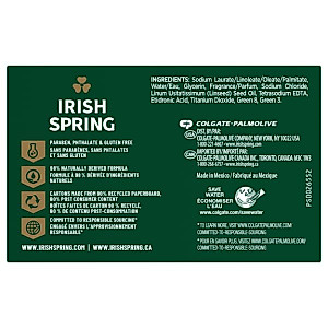 Irish Spring Deodorant Soap Original Bar, 3.7 Ounce (Pack of 3)