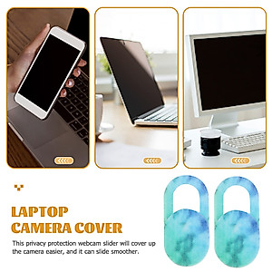 Mobestech 4pcs Colorful Privacy Cover Computer Camera Cover Slide Webcam Cover Slide Laptop Privacy Camera Cover Webcam Cover for Laptop Web Camera Cover Laptop Camera Cover