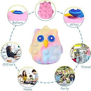 Unicorn Surprise Box Toy Set, Unicorn Stuffed Animal, Sticker Book with Reusable Stickers, Bonus Gifts, Plush & Toy Set for Girls Birthdays Parties Christmas Easter