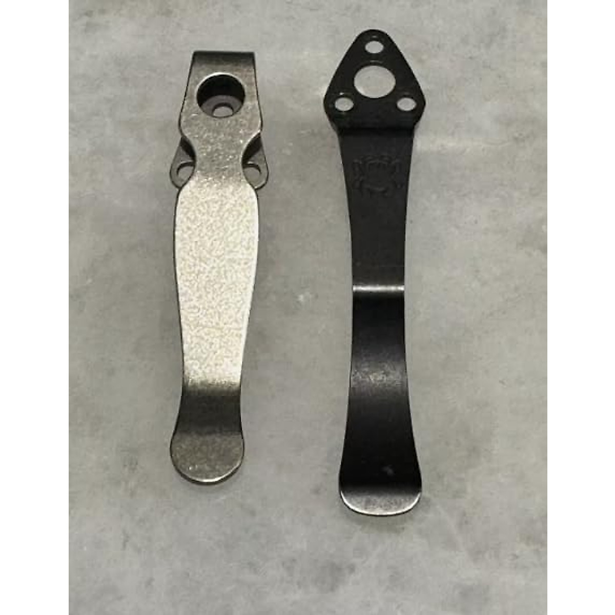 Titanium Deep Pocket Clip with Stainless Screws For Spyderco Shaman C229GP