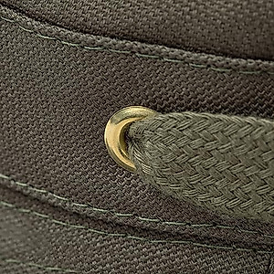 Tilley Womens Iconic T1 Bucket Hat, Olive, 7 1/2 US