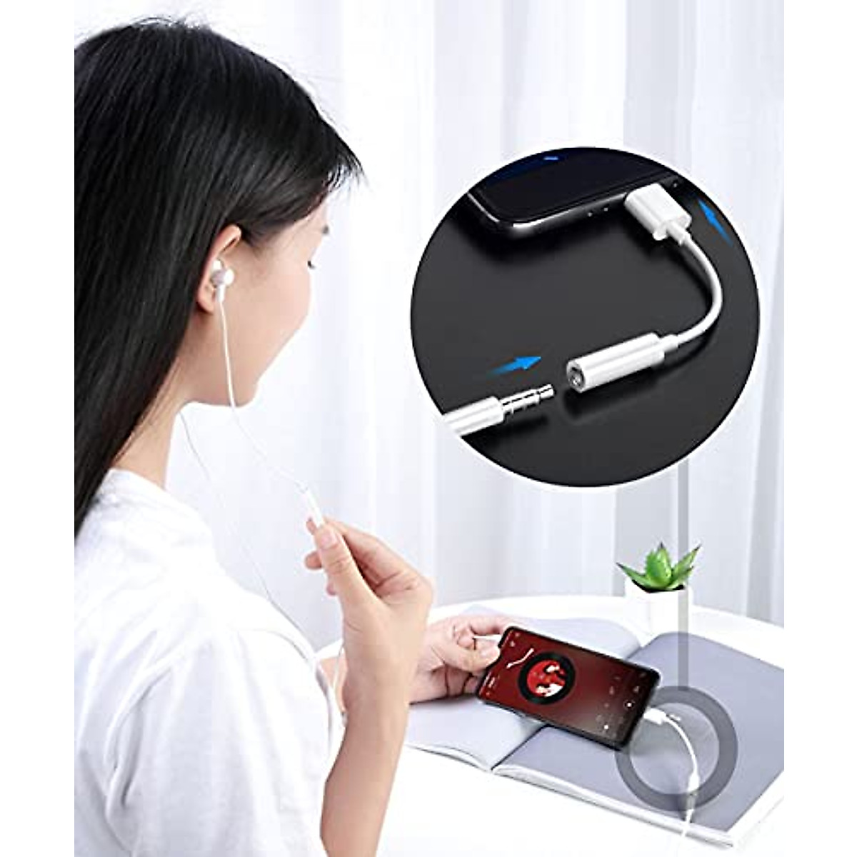 AIO Best USB C to Headphone Jack Adapter for All Andriod Phones and Type C to 3.5mm Aux Audio Cable for iPad Pro 11 inch 12.9 inch 2018 Google PixelPixel 22XL3 NexusSamsungNoteLGMoto ZZ2