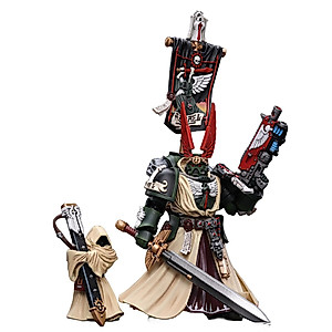 HiPlay JoyToy Warhammer 40K Collectible Figure: Dark Angels Supreme Grand Master Azrael 1:18 Scale Action Figures JT7899 (JT7899 Azrael)