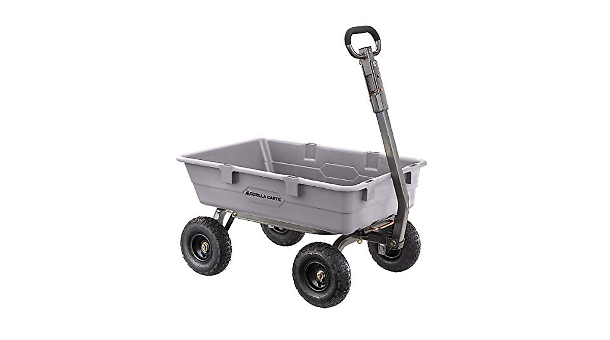 Gorilla Carts 800 lb Heavy Duty Dump Utility Cart