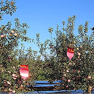 2PCS Owl-Shaped Reflectors Hanging Reflective Scarecrow Woodpecker Deterrent for House Windows Gardens