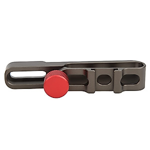 SSD Mount Bracket, Aluminium Alloy SSD Holder Clamp, SSD Mount Bracket Holder with Cold Shoe Mount and Wrench, for T5 SSD, Expanding Fill Lights, Microphones, etc