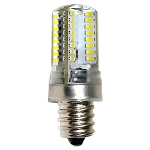 HQRP 7/16 110V LED Light Bulb Cool White Сompatible with Brother XR23 / XL5012 / XL5020 / XL5030 / XL5060 / XL5070 / XL5100 / XL5130 Sewing Machine