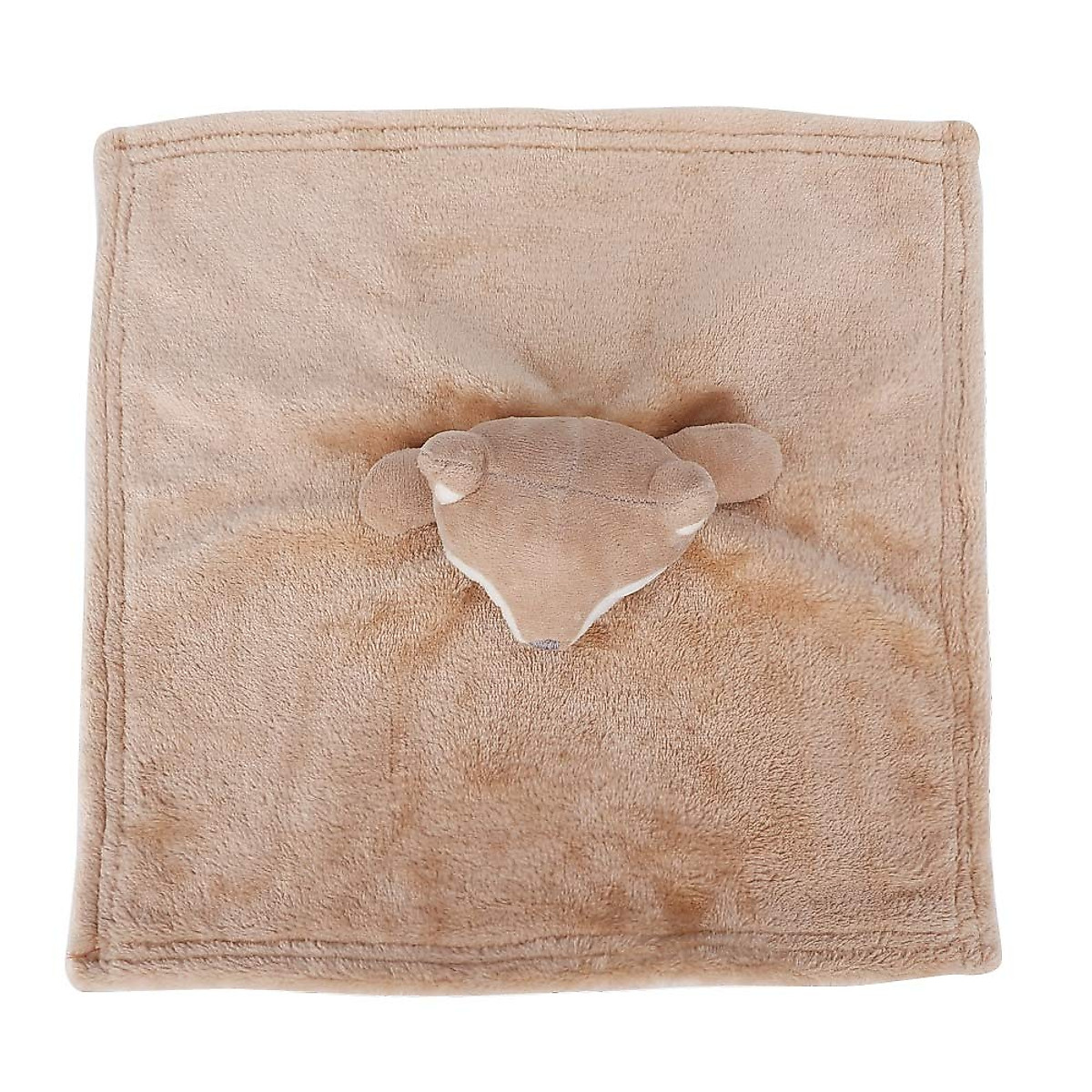 FastUU Baby Crib Soother, Baby Security Blanket Cute Shape Crystal Velvet Cartoon Pattern for Baby(Fox)