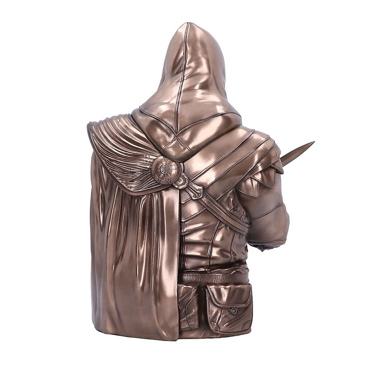 Nemesis Now Officially Licensed Assassin's Creed Ezio Bust Box, Bronze, 30cm, Resin, Multicolour