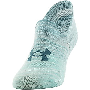 Under Armour Women's Essential Ultra Low Tab Socks, Multipairs, Still Water Assorted (6-Pairs), Medium