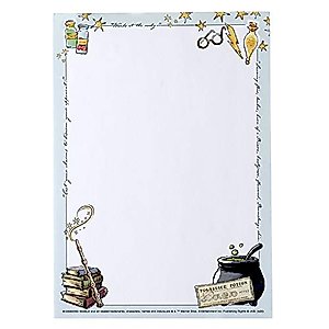 Conquest Journals Harry Potter Notepads set of 3, 8"x10" Daily Planner Pad, 5"x7" Notepad and 3.5"x9" To Do List Pad with magnet, 50 pages each pad