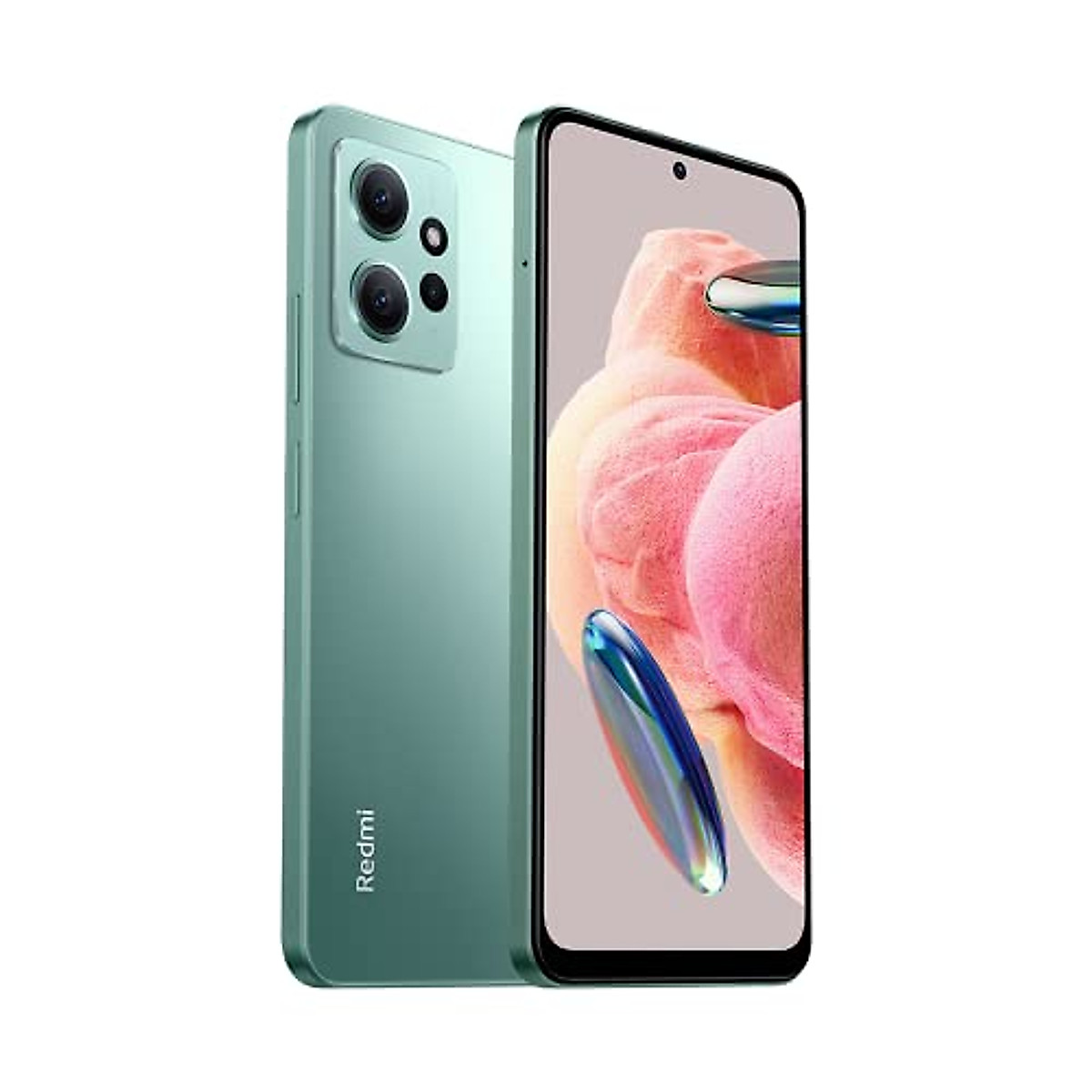 Xiaomi Redmi Note 12 4G LTE (128GB + 4GB) Global Unlocked 6.67" 50MP Triple (ONLY T-Moble/Tello/Mint USA Market) + (w/ 33W Fast Car Dual Charger Bundle) (Mint Green Global + 33W Car Charger)