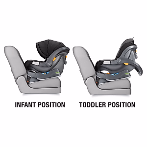 Chicco Bravo Quick-Fold Stroller - Black | Black & Fit2 Infant & -Toddler Car Seat - Venture | Grey