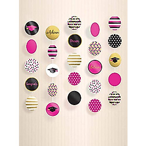 Amscan Gold Grad Stringers Confetti, Multi Sizes, Multicolor