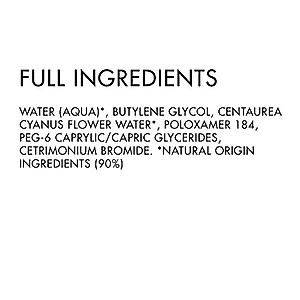 Klorane - Micellar Water With Organically Farmed Cornflower - Cleanser, Makeup Remover, & Toner - For Sensitive Skin - Free of Parabens, Fragrance, & Alcohol - 13.5 fl. oz