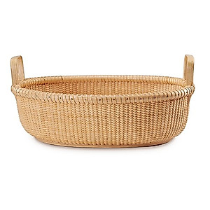 Woven Rattan Basket Storage Sewing Baskets Wicker food storage containers organizer