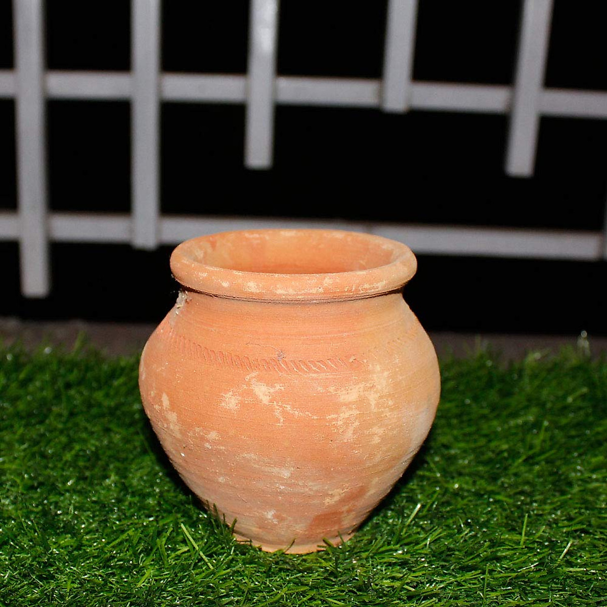 Artisans Orissa Clay Mud Pots for Kheer Curd (160 ml, Set of 4) - Real Mitti Katori Set Chutney Bowls