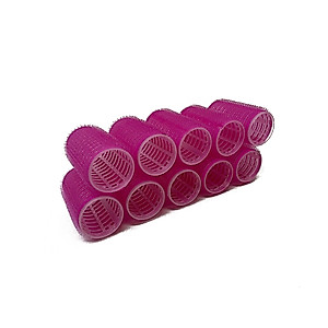 Medium Cling Hair Rollers Self Grip Hair Rollers Pro Salon Hairdressing Curlers Assorted Colors -10pc