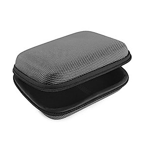 Geekria Shield Headphones Case for in-Ear Earphones, Replacement Hard Shell Travel Carrying Bag with Cable Storage, Compatible with Sony WI-Xb400, WI-C200, WI-C100 (Grey)