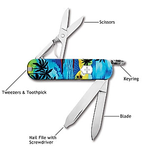 Victorinox Classic SD 7 Function Hawaiian Shirt Pocket Knife