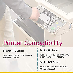 CS Compatible Toner Cartridge Replacement for Brother TN310 TN-310 TN310BK Black HL-4150CDN 4570CDWT 4140CN 4570CDW MFC-9970 9460CDN 9560CDW 9970CDW DCP-9010CN 9055CND 9270CDN 9050CDN