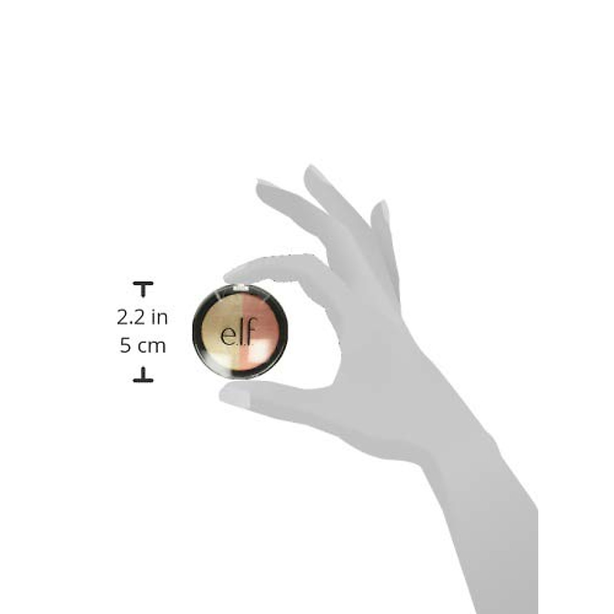 Elf Cosmetics Baked Highlighter & Blush 83371 Rose Gold, 0.6 Ounce