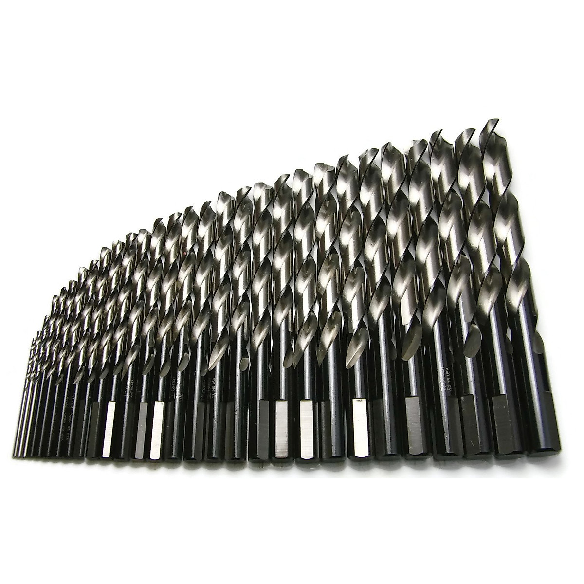 Norseman Drill Bit CN TECH Split Point HSS Jobber Length Cryogenic Drill Bits USA Made - 2 Pack (1/8")