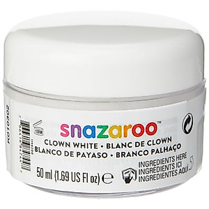 Snazaroo Face and Body Paint, Clown White, 50ml