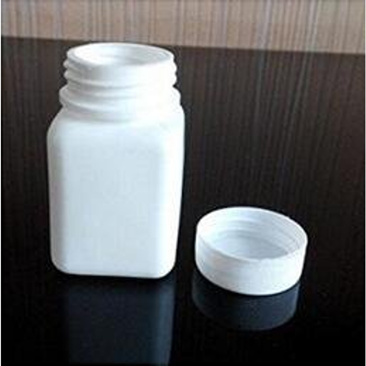 12Pcs 60ml/2oz Empty Portable White Square Plastic Solid Powder Bottles Holder Storage Container Case Box