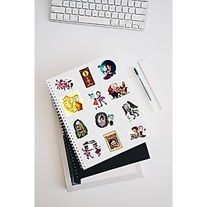 NG2D58 The owl House 50 PCS Stickers Pack Aesthetic The Vinyl Movie Colorful Waterproof for Water Bottle Laptop Bumper Car Bike Luggage Guitar Skateboard…, 2-4inch