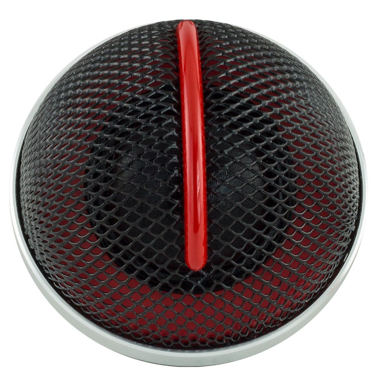 DS18 SQTW Tweeter 1.10-Inch 120 WATTS Max Silk Dome Neodymium Tweeter Sound Quality with 3M VHB Mounting Tape, Built-in Attenuation Switch (+2/0/-2) - Set of 2 (Black & Red)