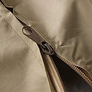 RTWAY Patio Hanging Chair Cover, Egg Swing Chair Cover Waterproof Heavy Duty Outdoor Furniture Protector Cover, 74.8'' L x 45.3''W