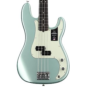 Fender American Professional II Precision Bass, Mystic Surf Green, Rosewood Fingerboard