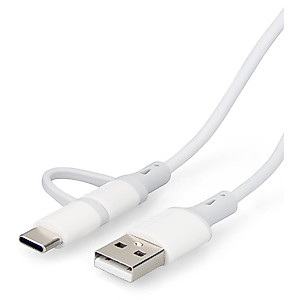 Charger Cord Replacement for Kindle Fire, Paperwhite, Amazon Fire Tablet, Oasis e-Reader - White 6 ft