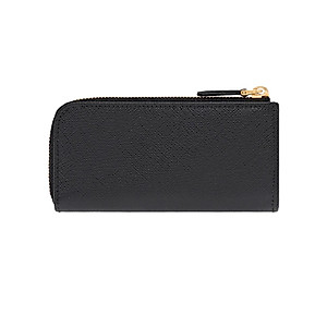 Prada Portachiavi Ganci Nero Black Vitello Move Leather Keyholder Wallet 1PG604