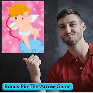 Iconikal Valentine's Day 32 Player Bingo Game Set Classroom Group Activity Fun Interactive Learning School Plus Bonus Game