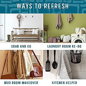 National Hardware N900-008 Mounted 3 Pack Hanging Wall Hooks for Towels, Robe, Coats, Hats, Matte Black