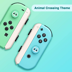 14 Packs Thumb Grip Caps, Joystick Cap for Nintendo Switch & Lite, Soft Silicone Cover Compatible Nintendo Joy-Con Controller